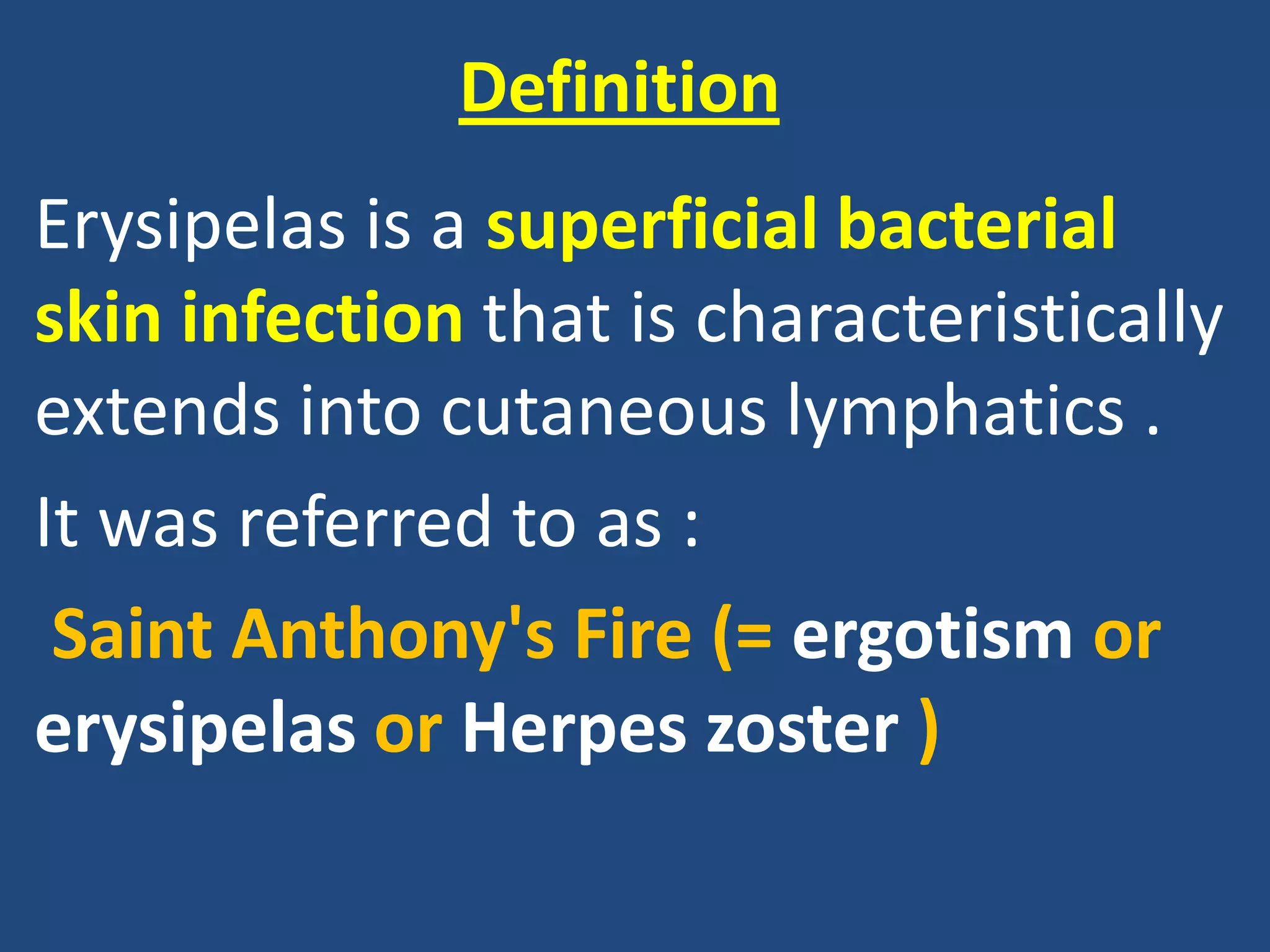 Erysipelas | PPTX