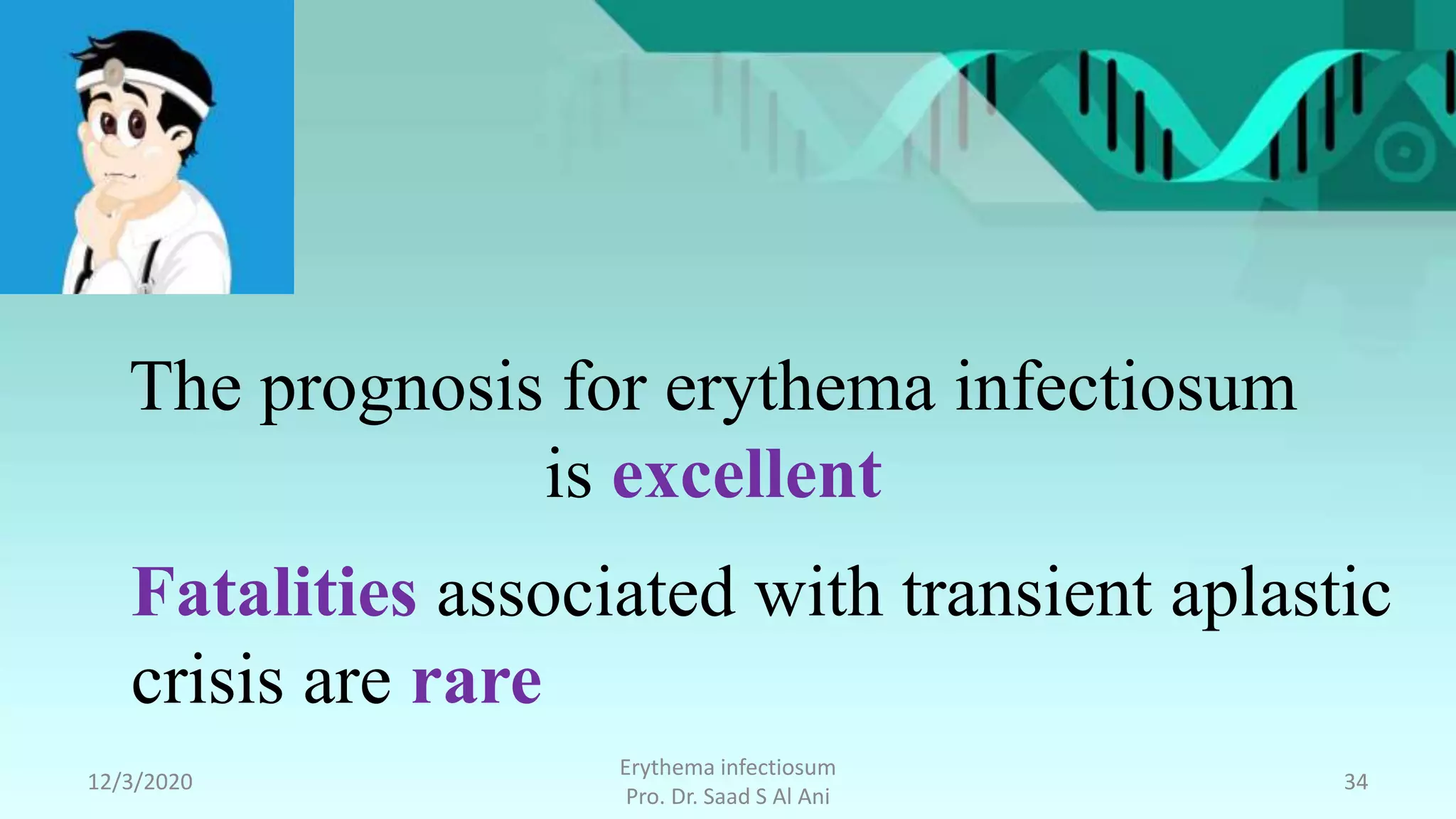Erythema infectiosum (fifth disease) | PPTX | Blood Disorders ...