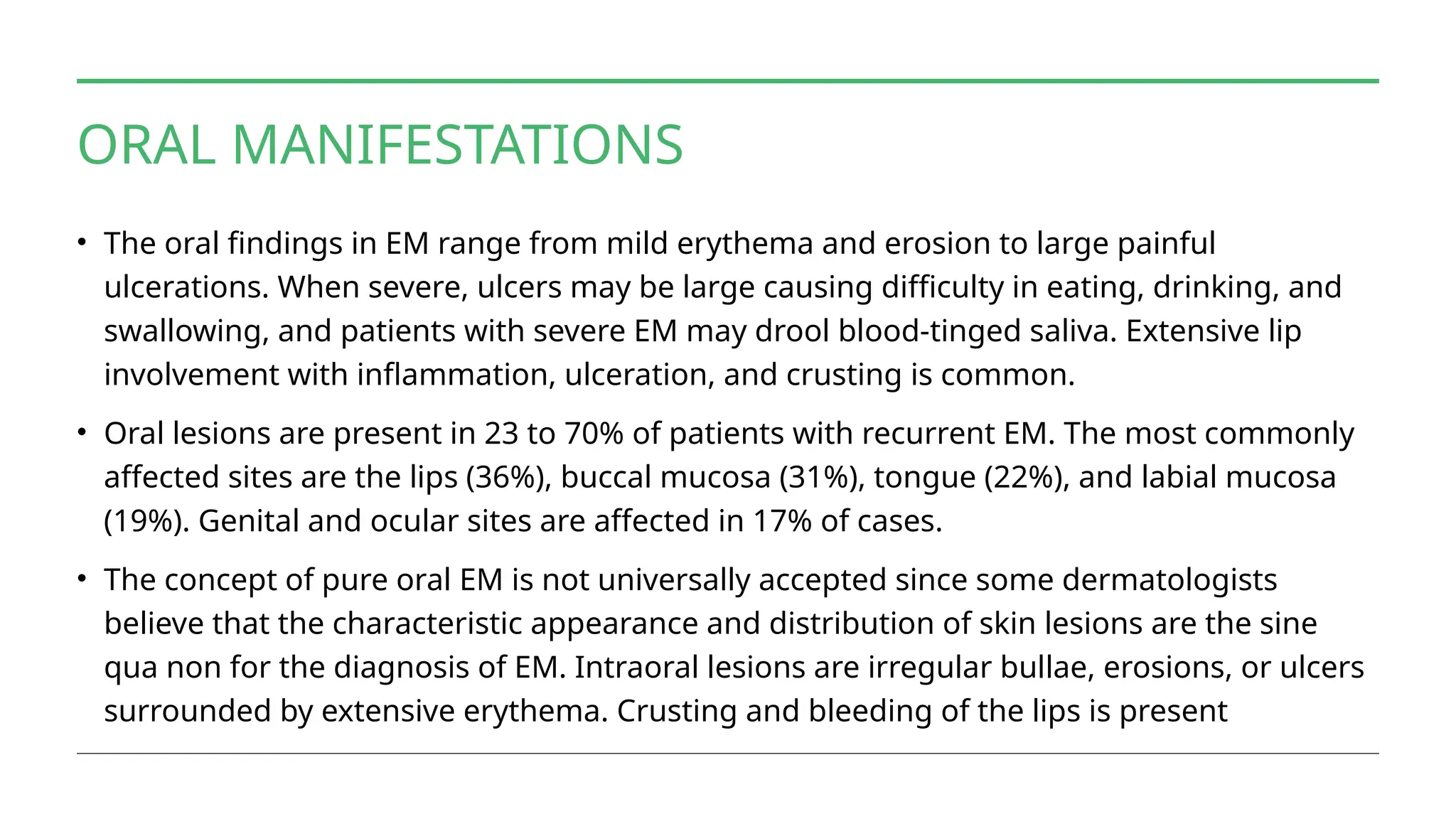 ERYTHEMA MULTIFORME.pptx by department of oral medicine | PPTX | Skin ...