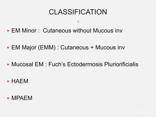 Erythema multiforme by aseem | PPTX | Skin and Dermatology | Diseases ...
