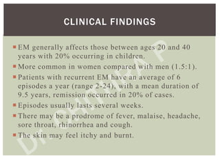 Erythema multiforme Dr Chithra P | PPT