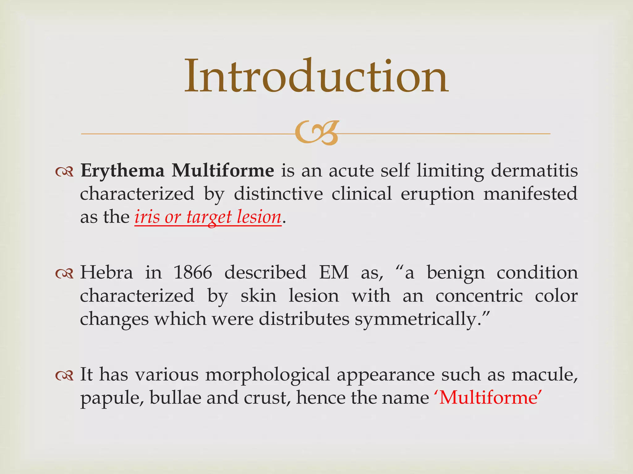 Erythema multiforme, Steven-Johnson syndrome and Toxic Epidermal ...