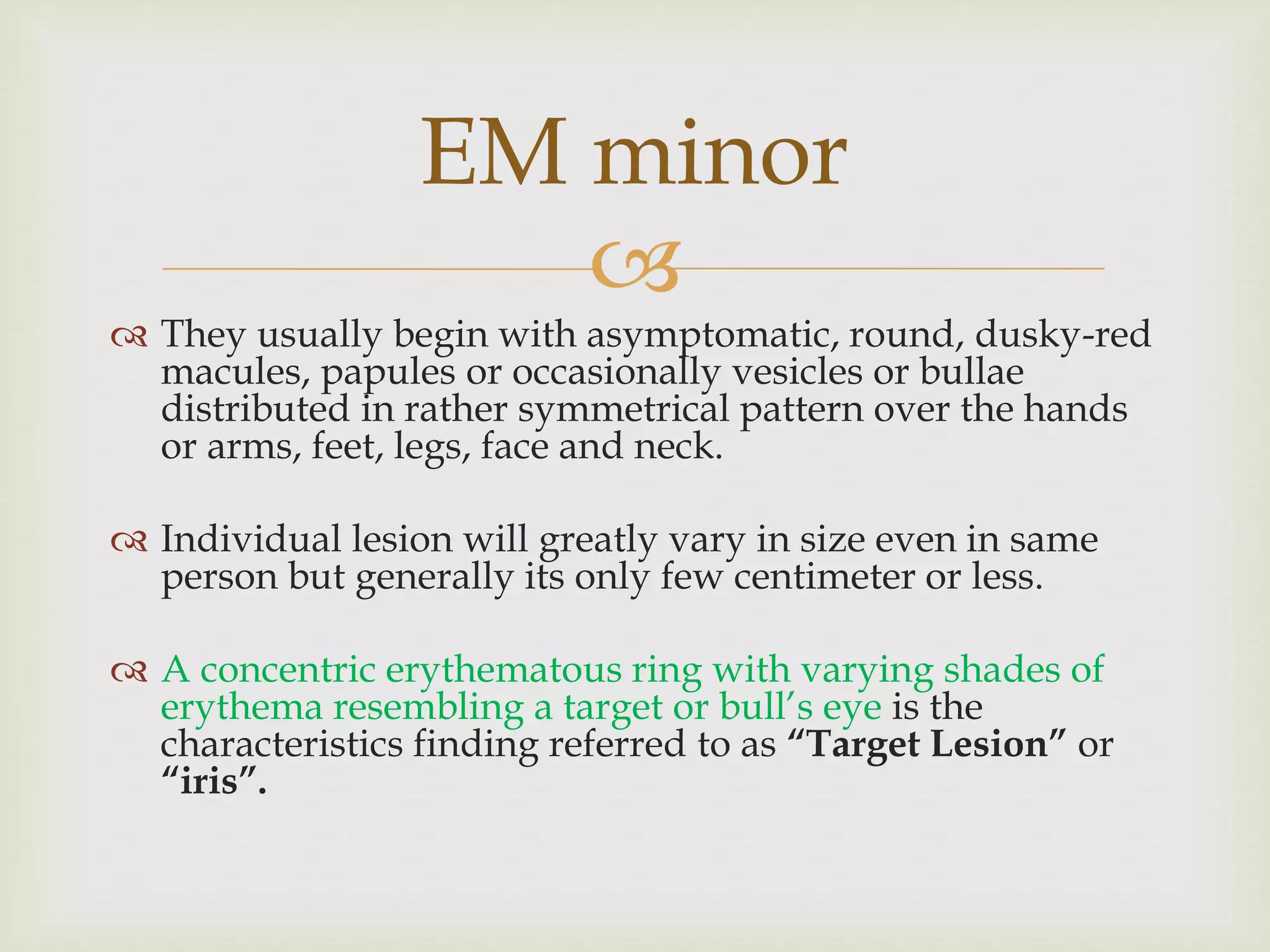 Erythema multiforme, Steven-Johnson syndrome and Toxic Epidermal ...