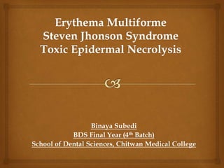 Erythema Multiforme Differential