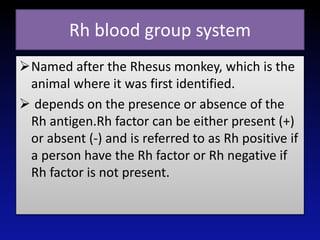 Erythroblastosis | PPTX