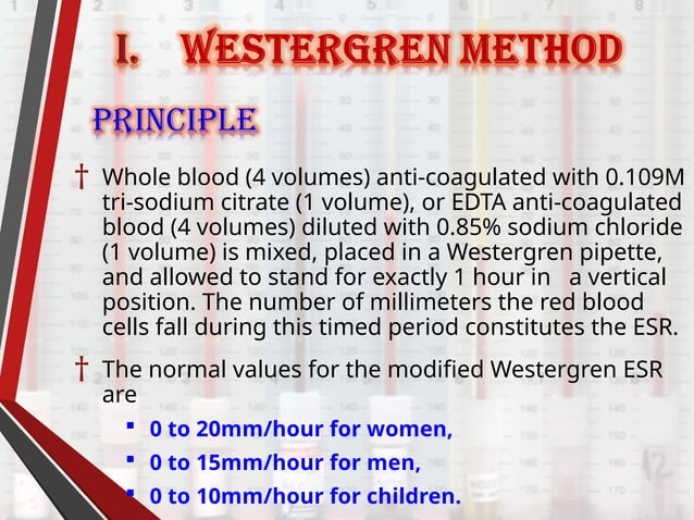Hematology Erythrocyte-Sedimentation-Rate.ppt