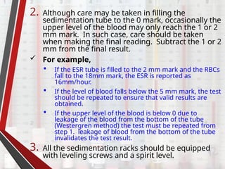 Hematology Erythrocyte-Sedimentation-Rate.ppt