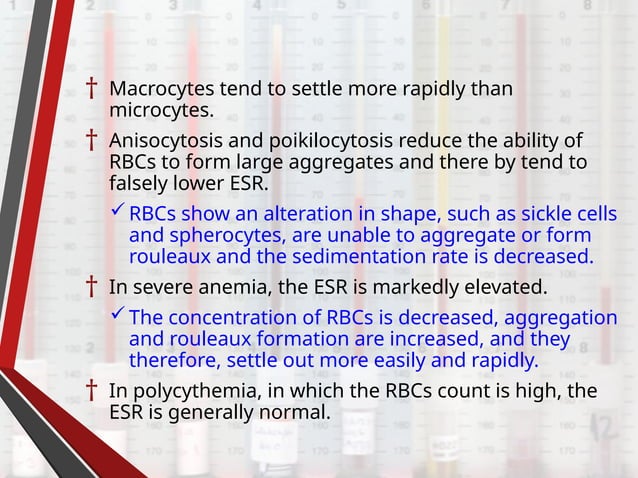 Hematology Erythrocyte-Sedimentation-Rate.ppt
