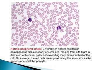 Erythrocyte indices | PPTX
