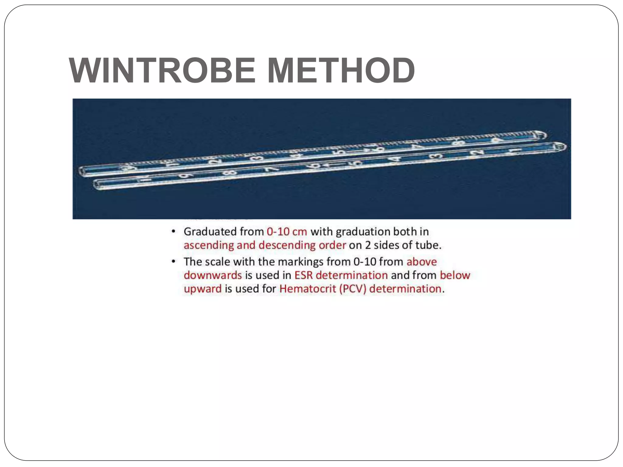 Erythrocyte sedimentation rate (ESR).pptx
