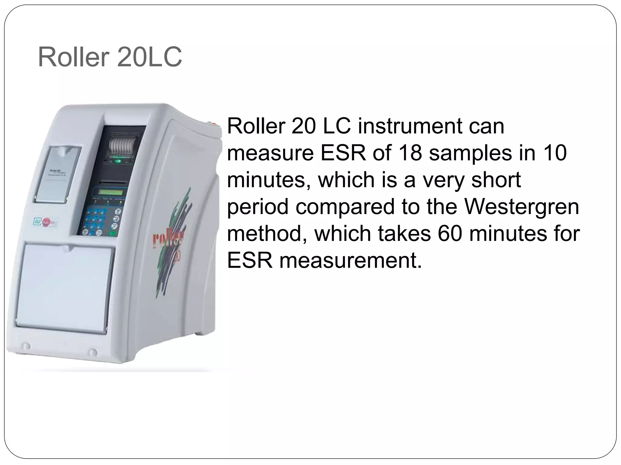 Erythrocyte sedimentation rate (ESR).pptx