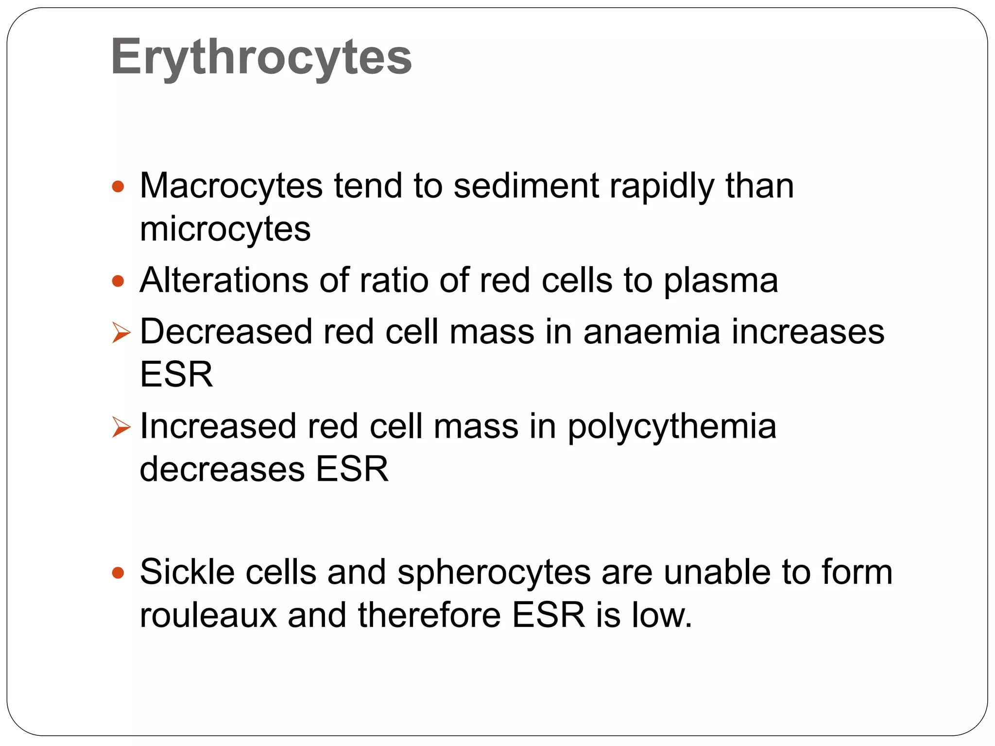 Erythrocyte sedimentation rate (ESR).pptx