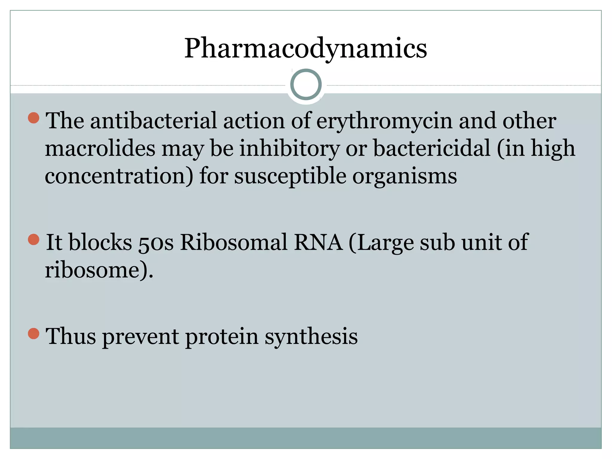 Erythromycin | PPT