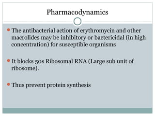 Erythromycin | PPT