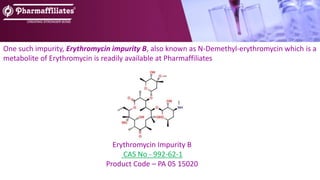 Erythromycin Impurity B- A featured product of Pharmaffiliates | PPT