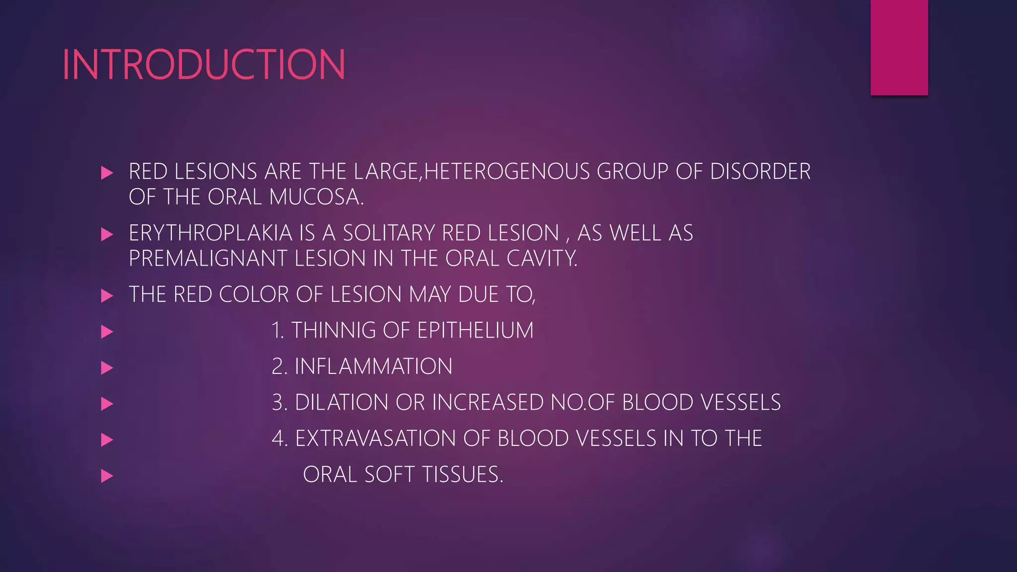 Erythroplakia | PPTX