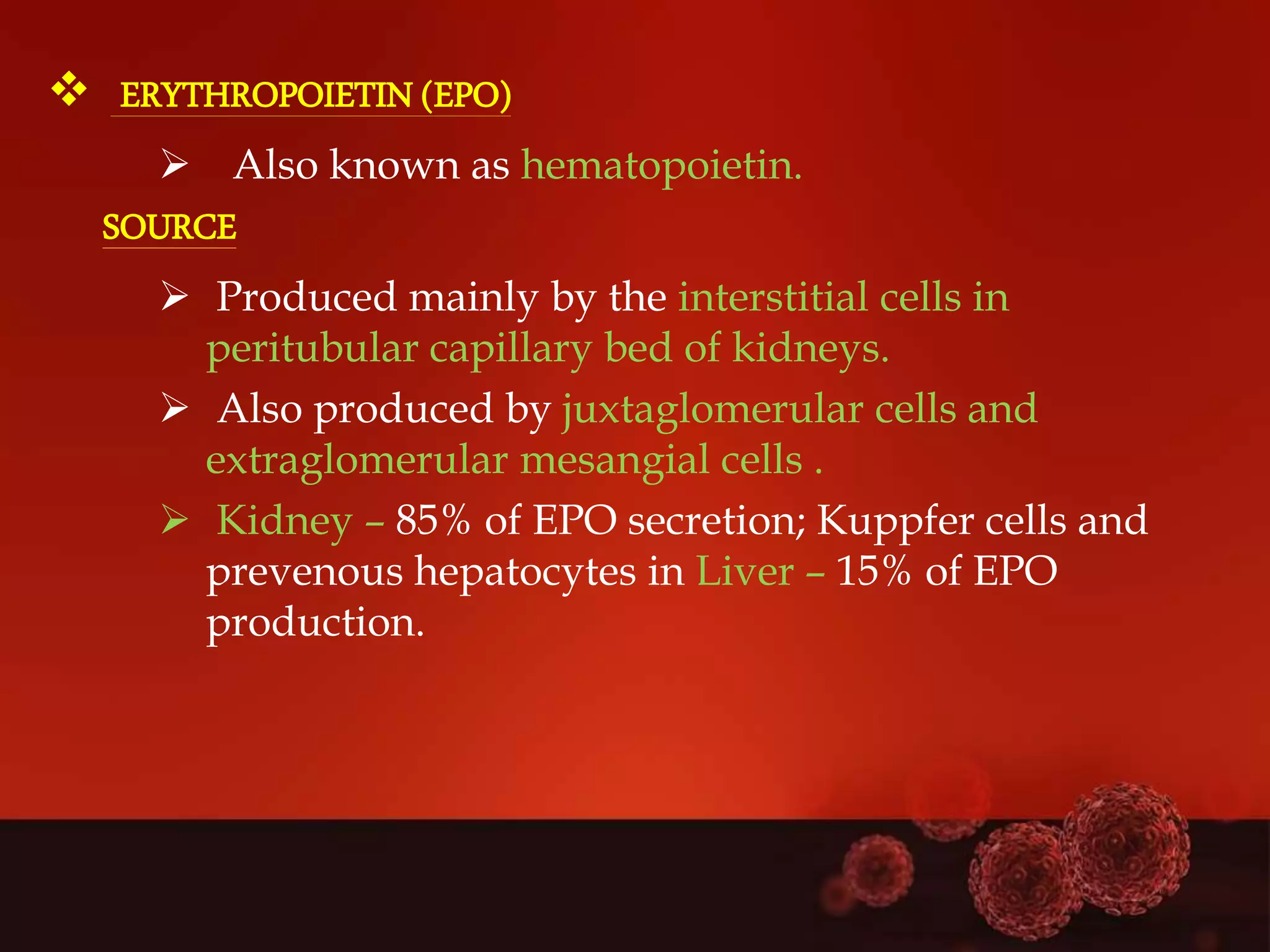 Erythropoiesis | PPTX