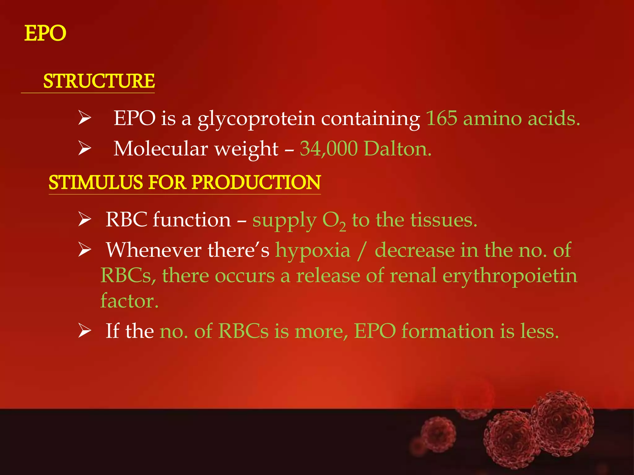 Erythropoiesis | PPTX
