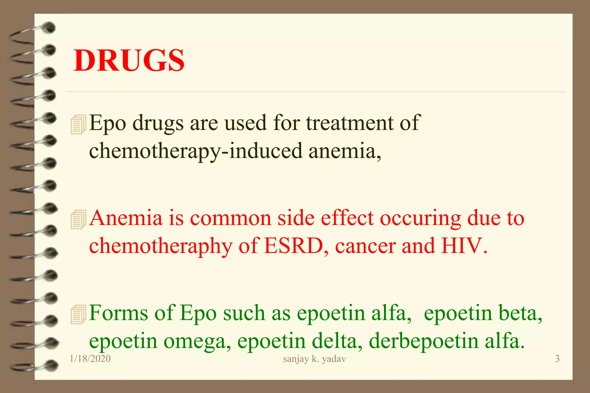 Erythropoietin | PPT