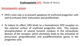 Erythropoietin in hie | PPT
