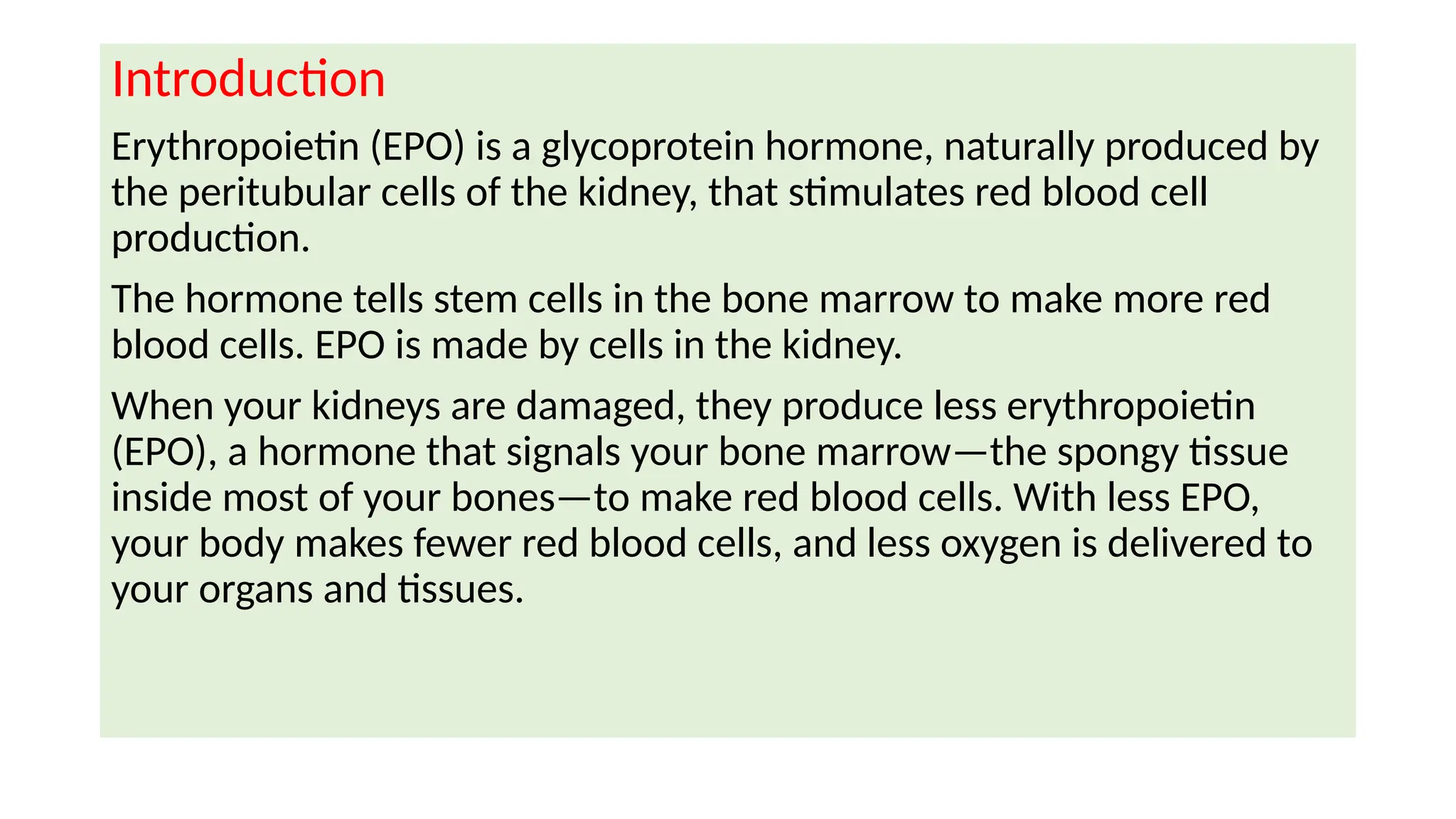 Erythropoietin in dialysis patients.pptx