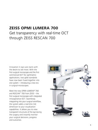 Zeiss opmi-lumera700 rescan 700 microscope | PDF | Eye and Vision ...