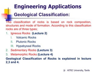 Road Metals, Building Stones and Importance of Geology | PDF