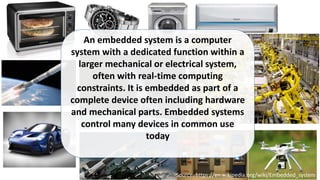 Embedded Systems, Microprocessors, Microcontrollers | PPTX | Computer ...