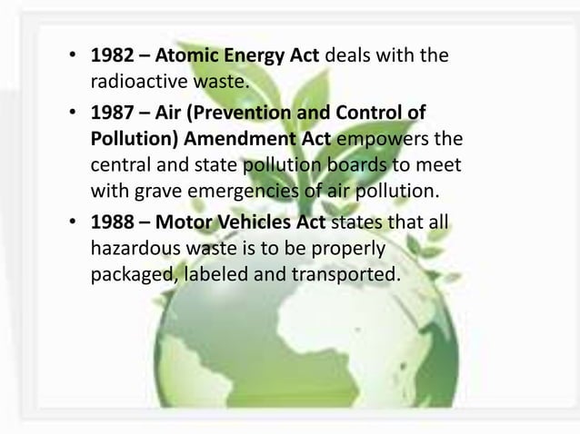 Air Pollution Control act | PPTX