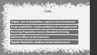 Population Growth And Environmental Challenges of Cities | PPTX