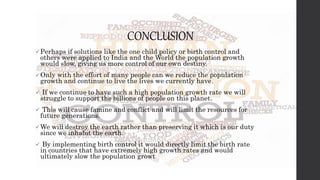 Population Growth And Environmental Challenges of Cities | PPTX