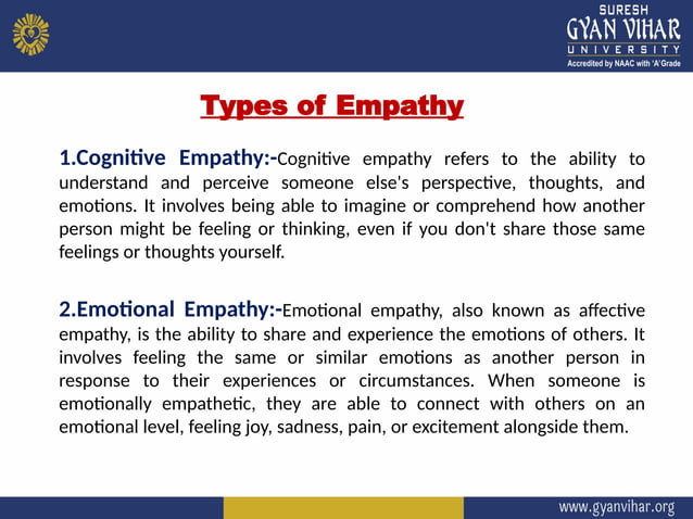 The Power of Empathy, that means you can easily understand about the ...