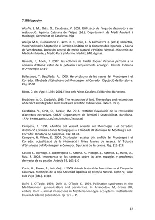 Habitat creation for biodiversity promotion in the ecological ...