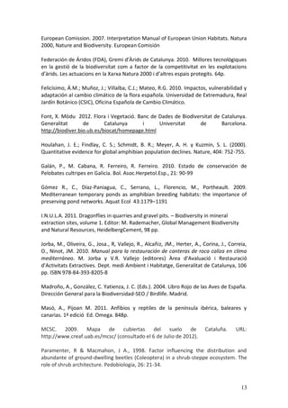 Habitat creation for biodiversity promotion in the ecological ...