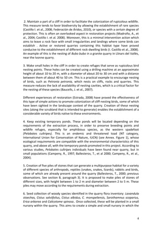Habitat creation for biodiversity promotion in the ecological ...