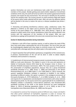 Habitat creation for biodiversity promotion in the ecological ...