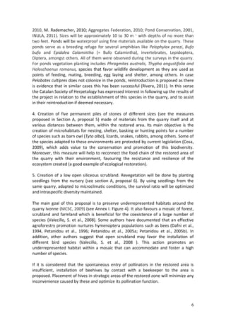 Habitat creation for biodiversity promotion in the ecological ...