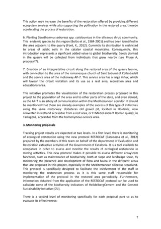 Habitat creation for biodiversity promotion in the ecological ...
