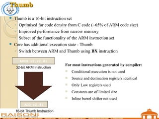 ARM Micro-controller | PPT