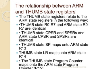 ARM- Programmer's Model | PPTX