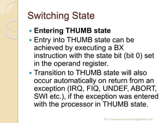 ARM- Programmer's Model | PPTX