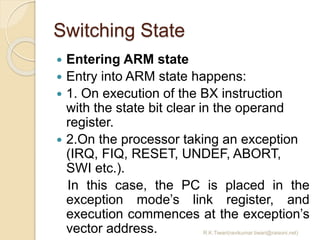 ARM- Programmer's Model | PPTX