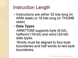 ARM- Programmer's Model | PPTX