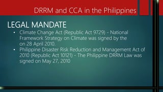 Environmental Science DRRM for climate change in the philippines | PPTX