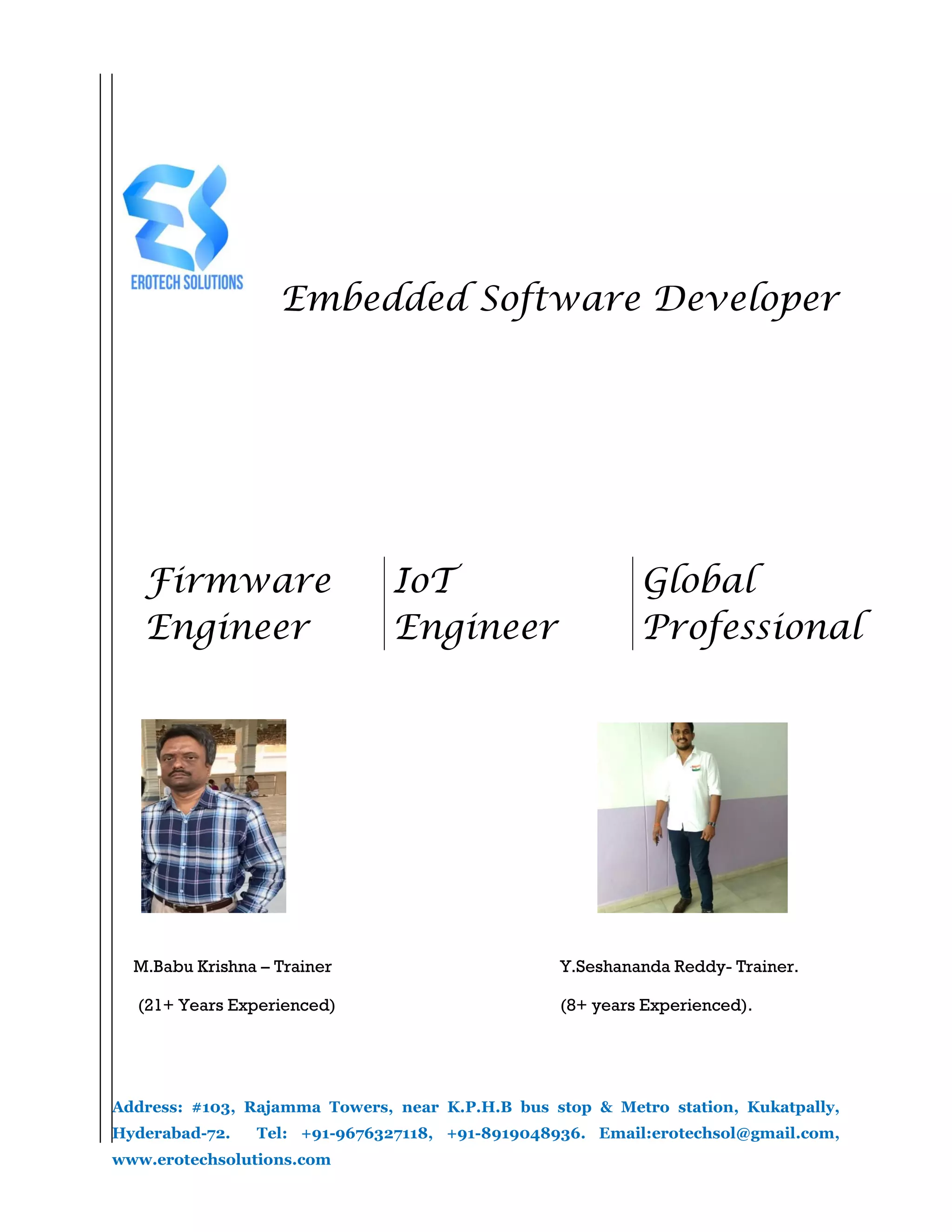 Embedded software developer | PDF