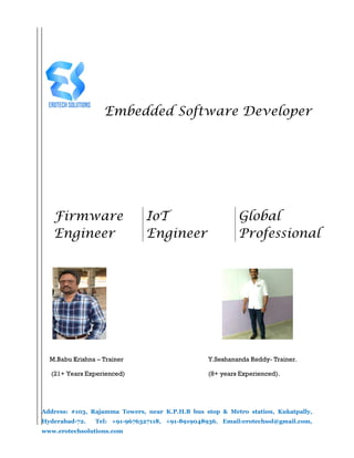 Embedded software developer | PDF