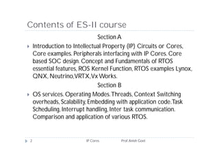 Introduction to Advanced embedded systems course | PDF