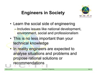 Es l1 - introduction to engineering | PDF