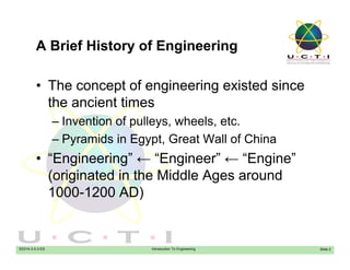 Es l1 - introduction to engineering | PDF