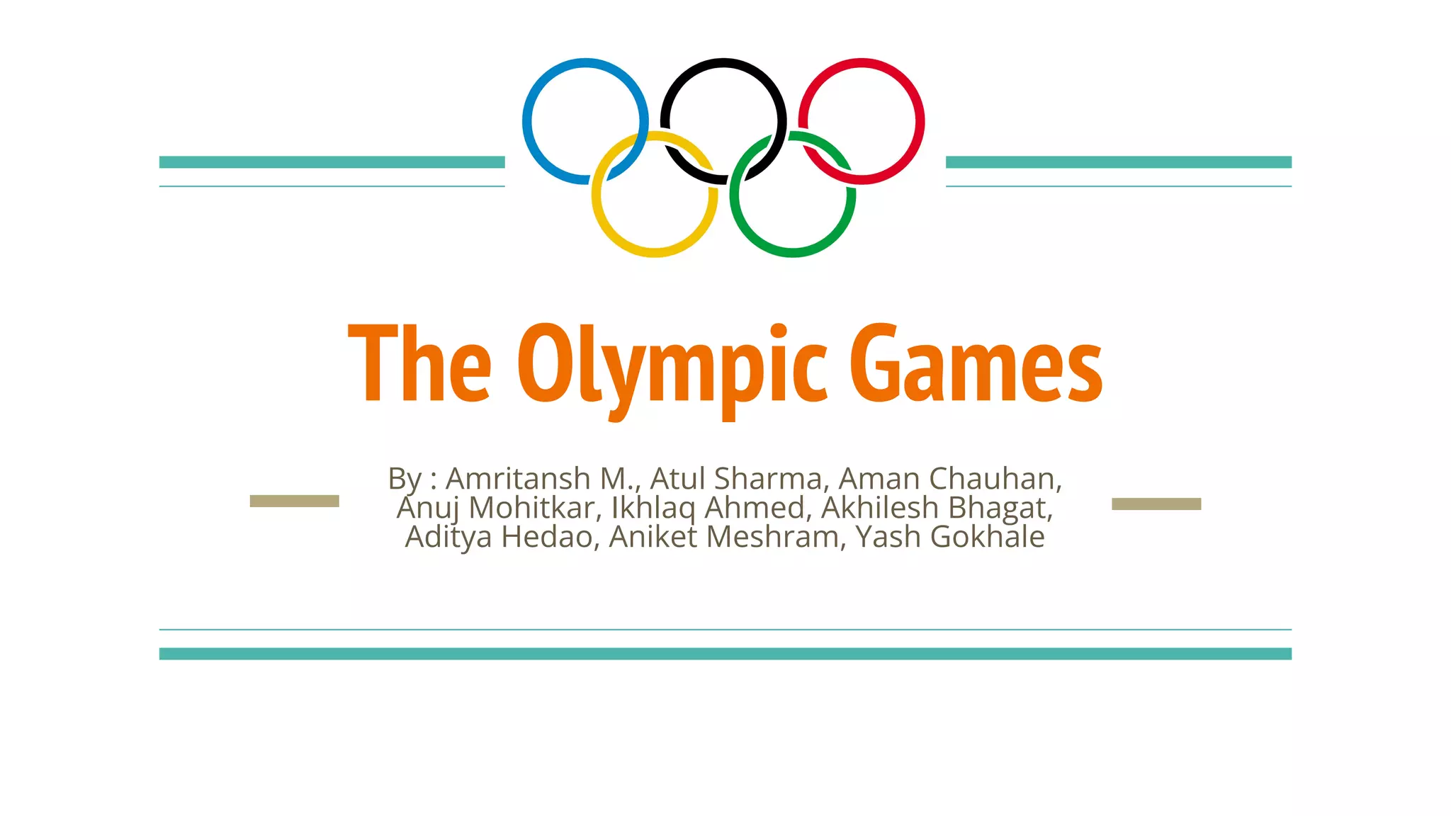 The Olympics | PDF